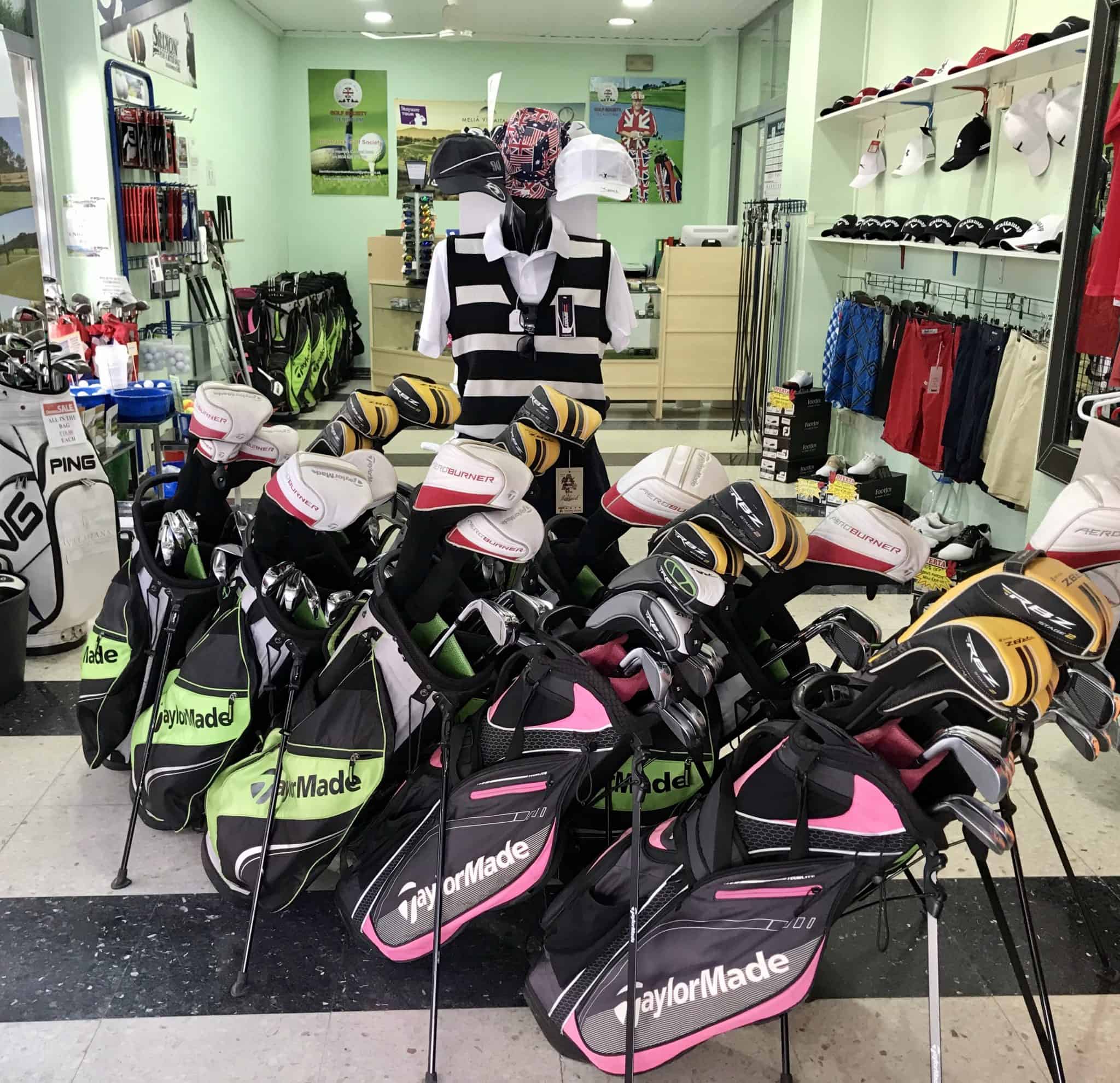 Golf Club Hire Benidorm - Budget, Premium and Elite Range Available